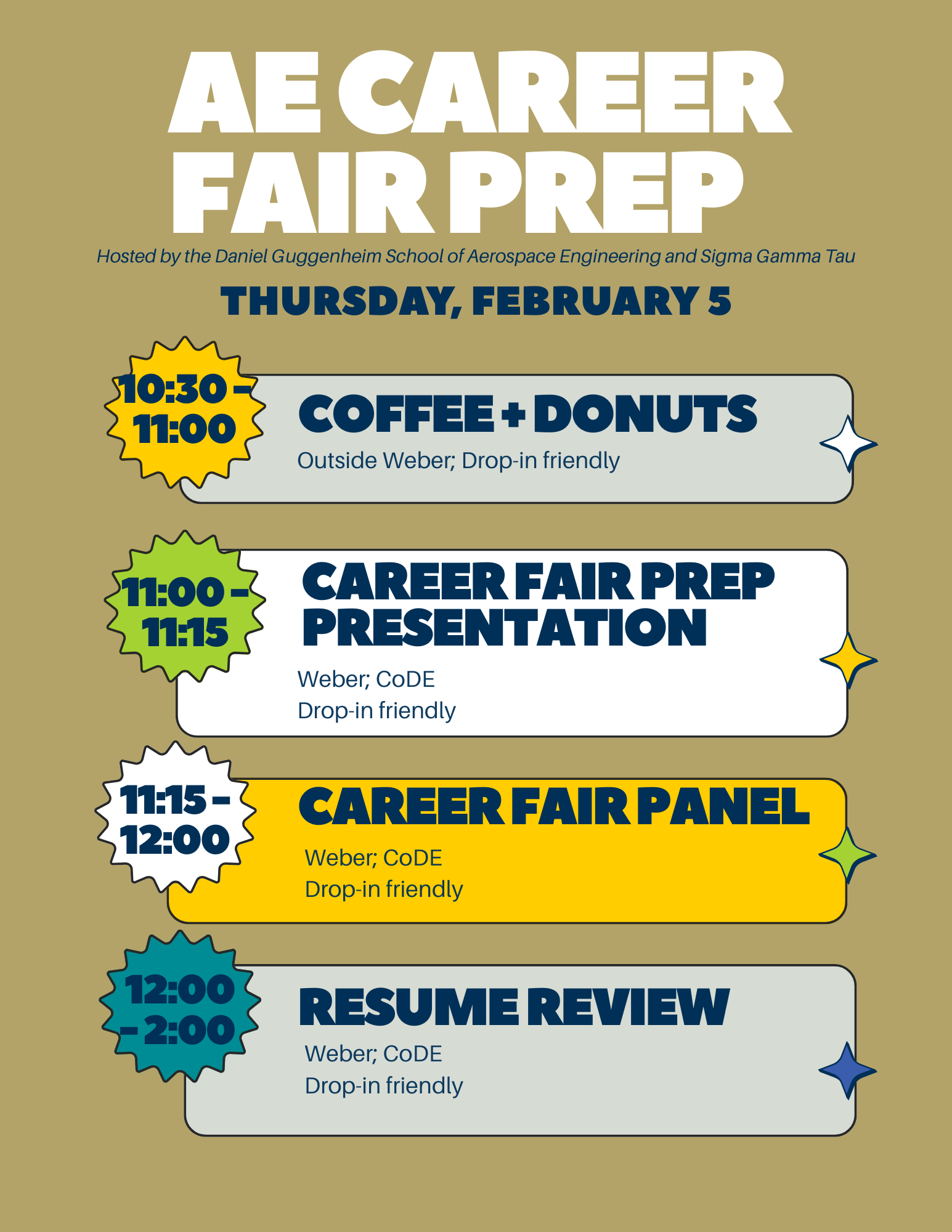 AE Career Fair Prep Event | Daniel Guggenheim School of Aerospace ...